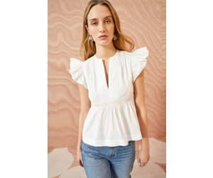 Ulla Johnson- Luise Top- Pristine - Dukes Online