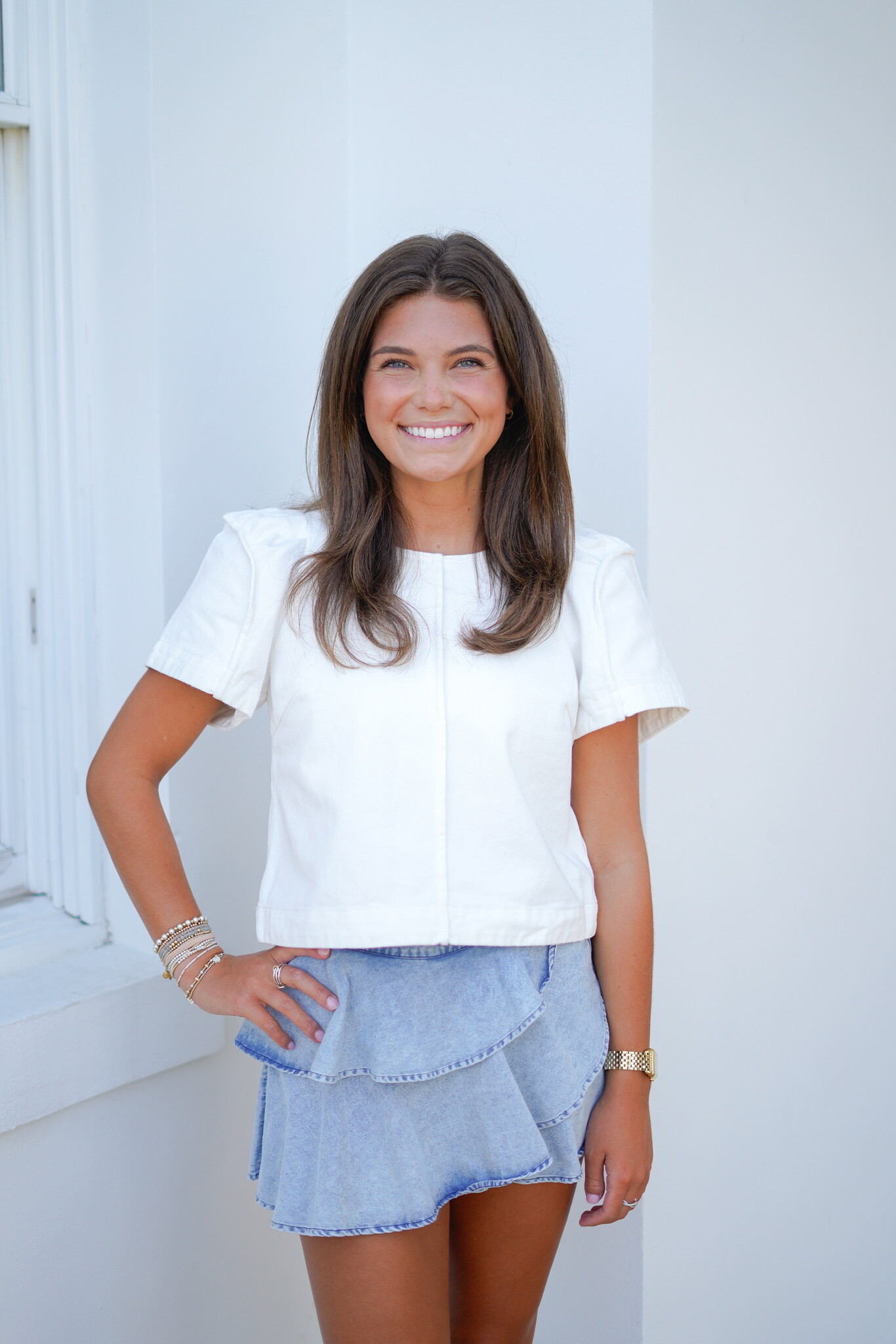 Shug- Lutus Top- White - Dukes Online