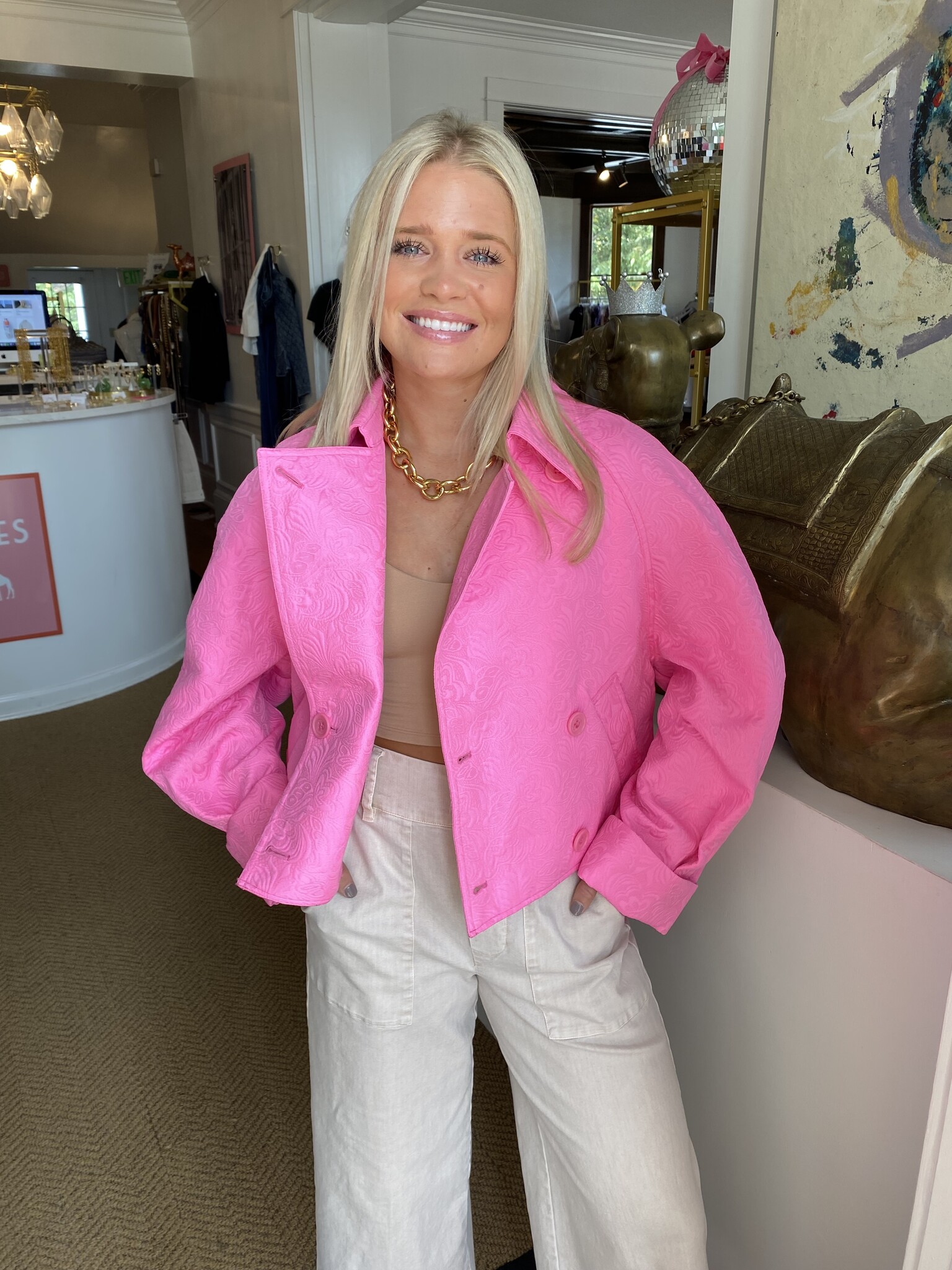 Essentiel Antwerp- Eyvette Oversized Jacket - Dukes Online