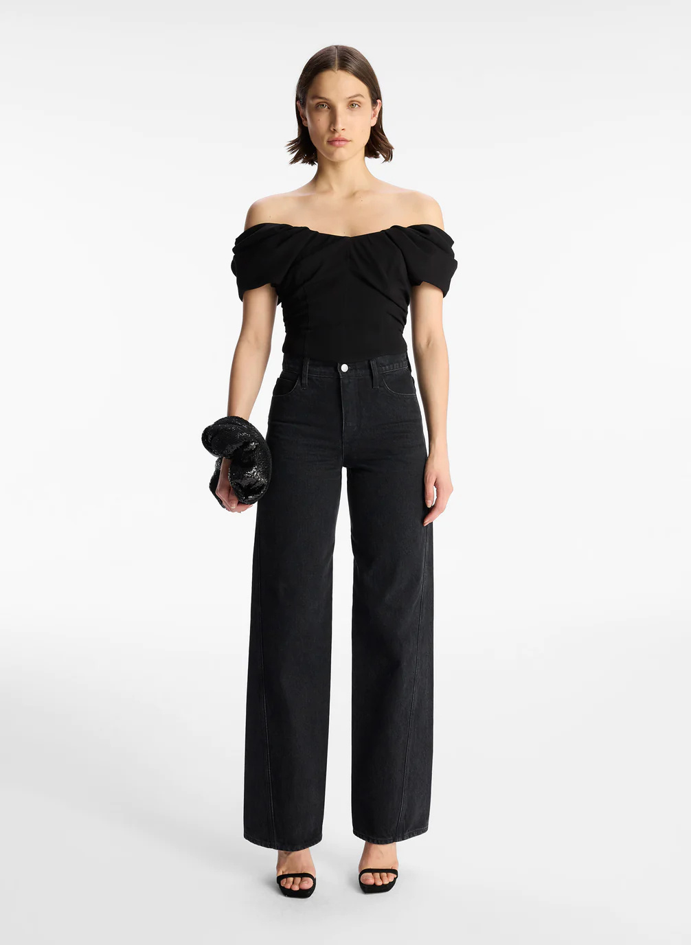 A.L.C.- Nora Top- Black - Dukes Online