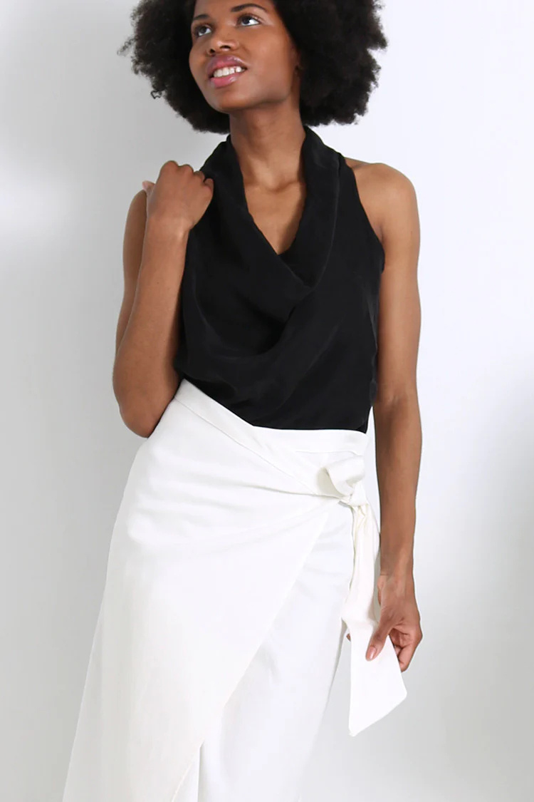 Natalie Busby - Laid Back Cowl Top - Black - Dukes Online