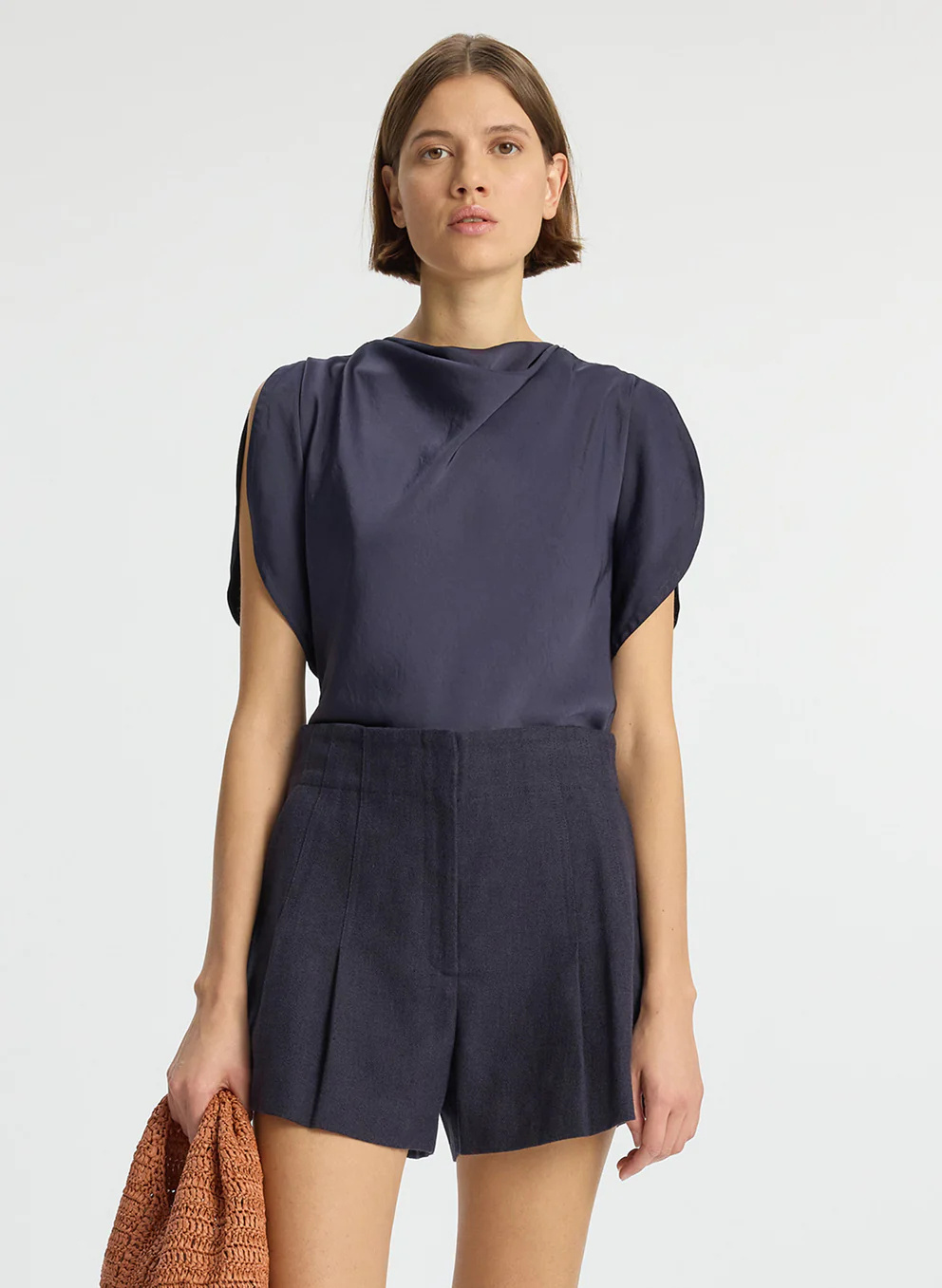 A.L.C.- Nadia Top- Evening Blue - Dukes Online