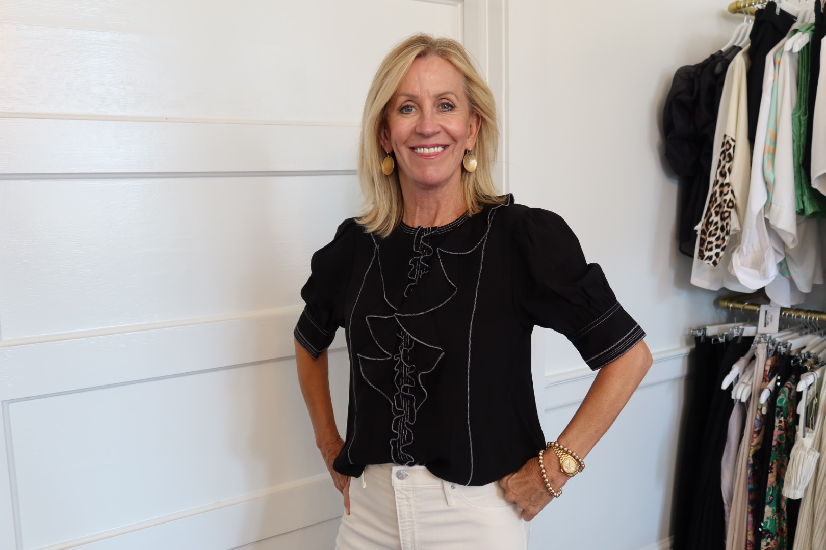 Ulla Johnson- Amisa Top- Noir - Dukes Online