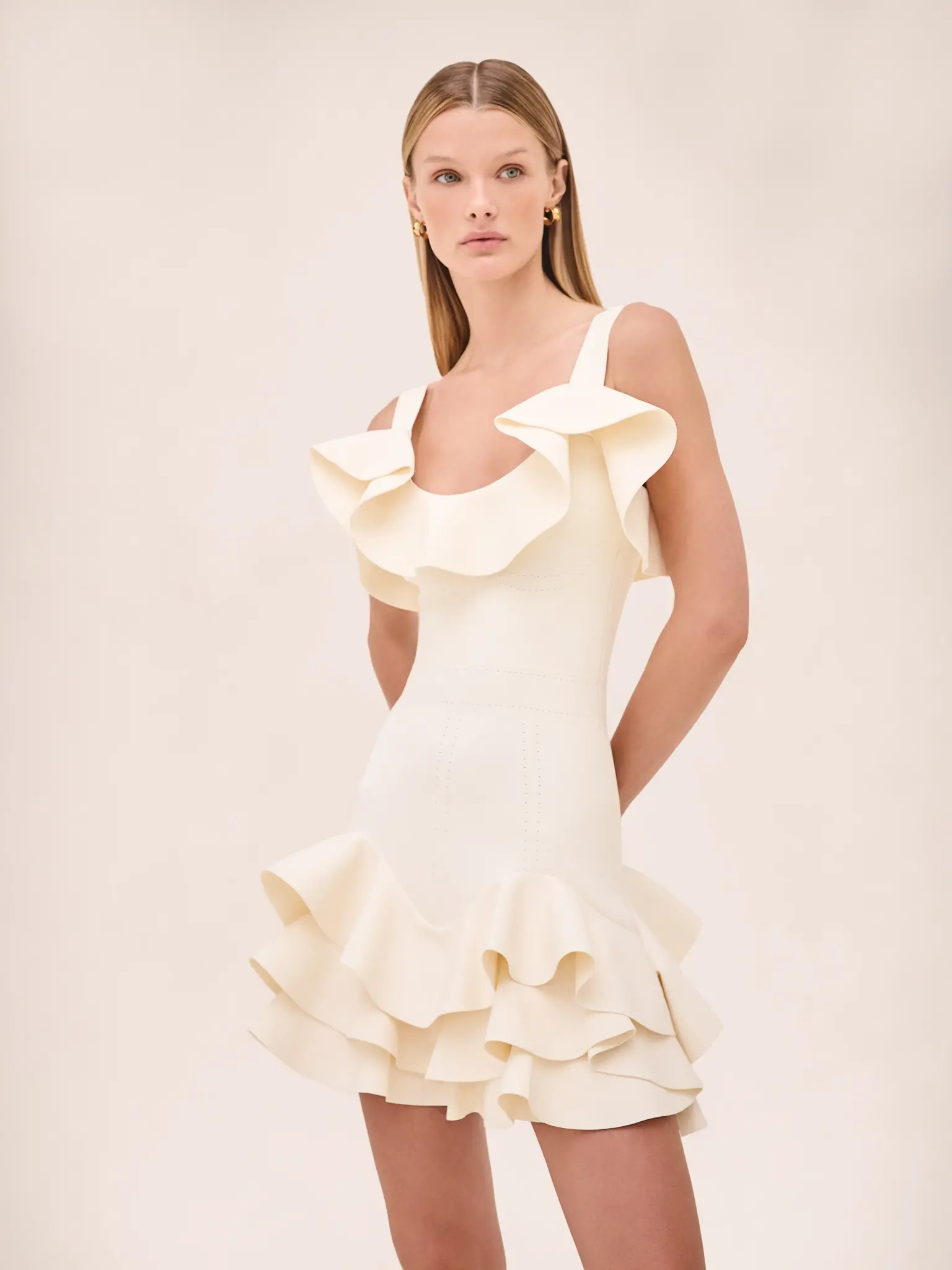 Alexis- Sienna Dress- Ivory - Dukes Online