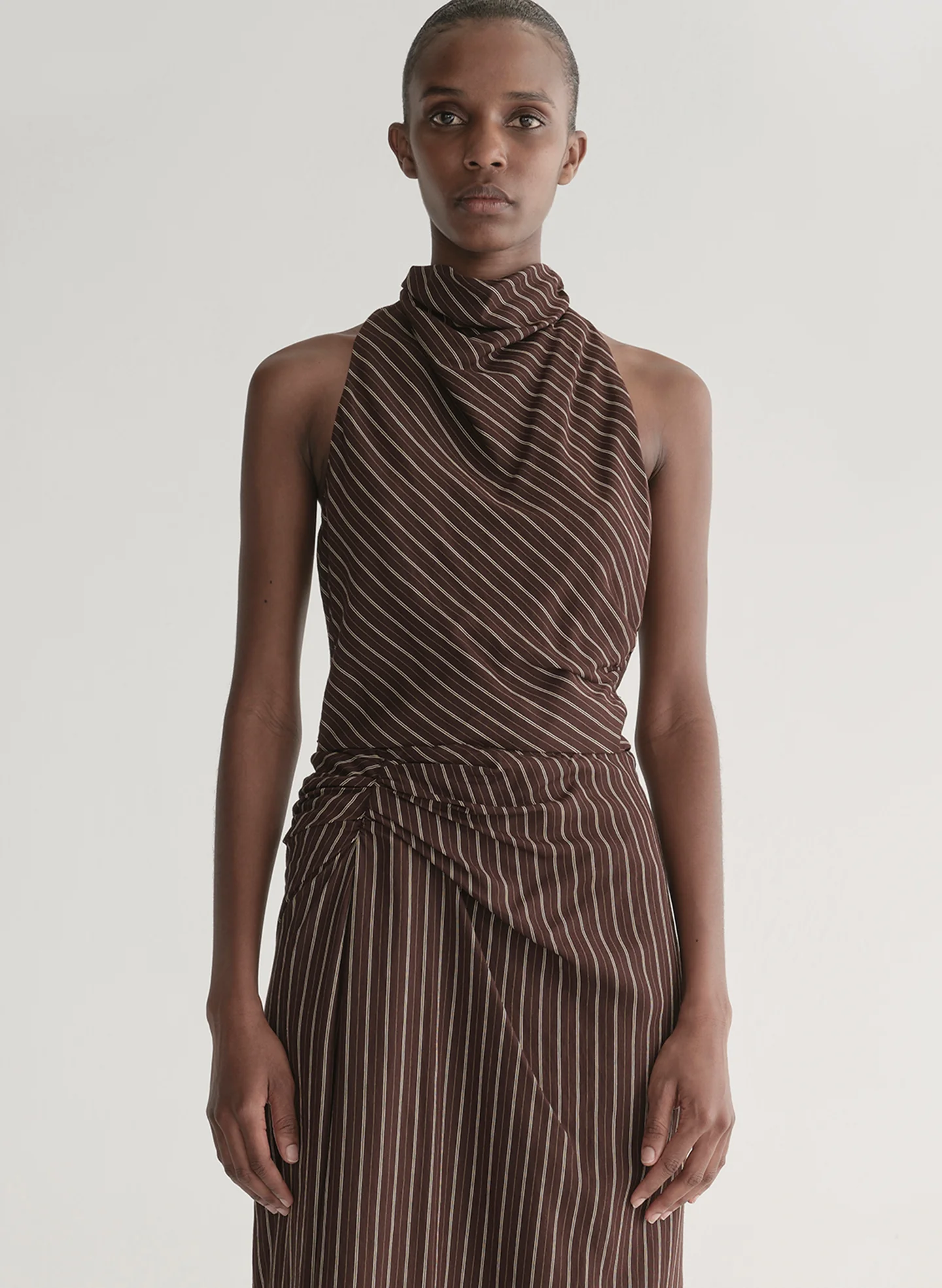 A.L.C.- Lillian Top- Ganache Stripe - Dukes Online