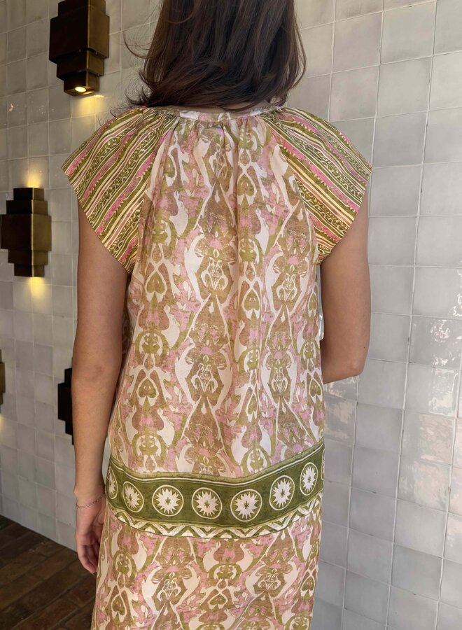 Maria Cher- Delancey Keyla Top- Pink Vibes - Dukes Online