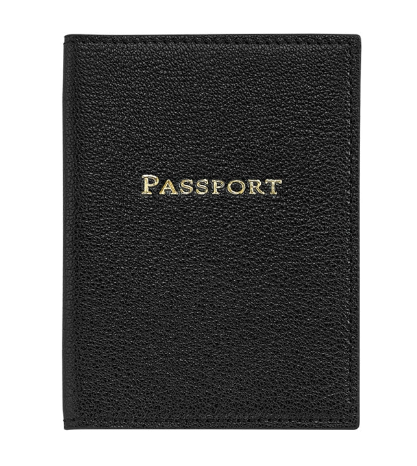 Graphic Image Black Passport Cover - Judy At The Rink