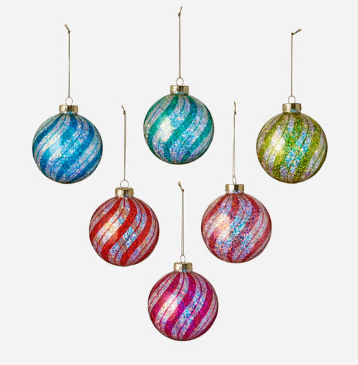 One Hundred 80 Degrees Swirl Ball Ornament - Judy At The Rink