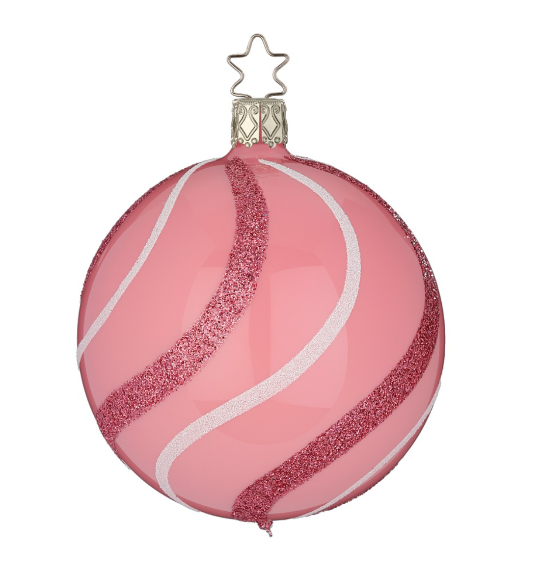 Inge-Glas Rose Candy Paradise Ornament - Judy At The Rink