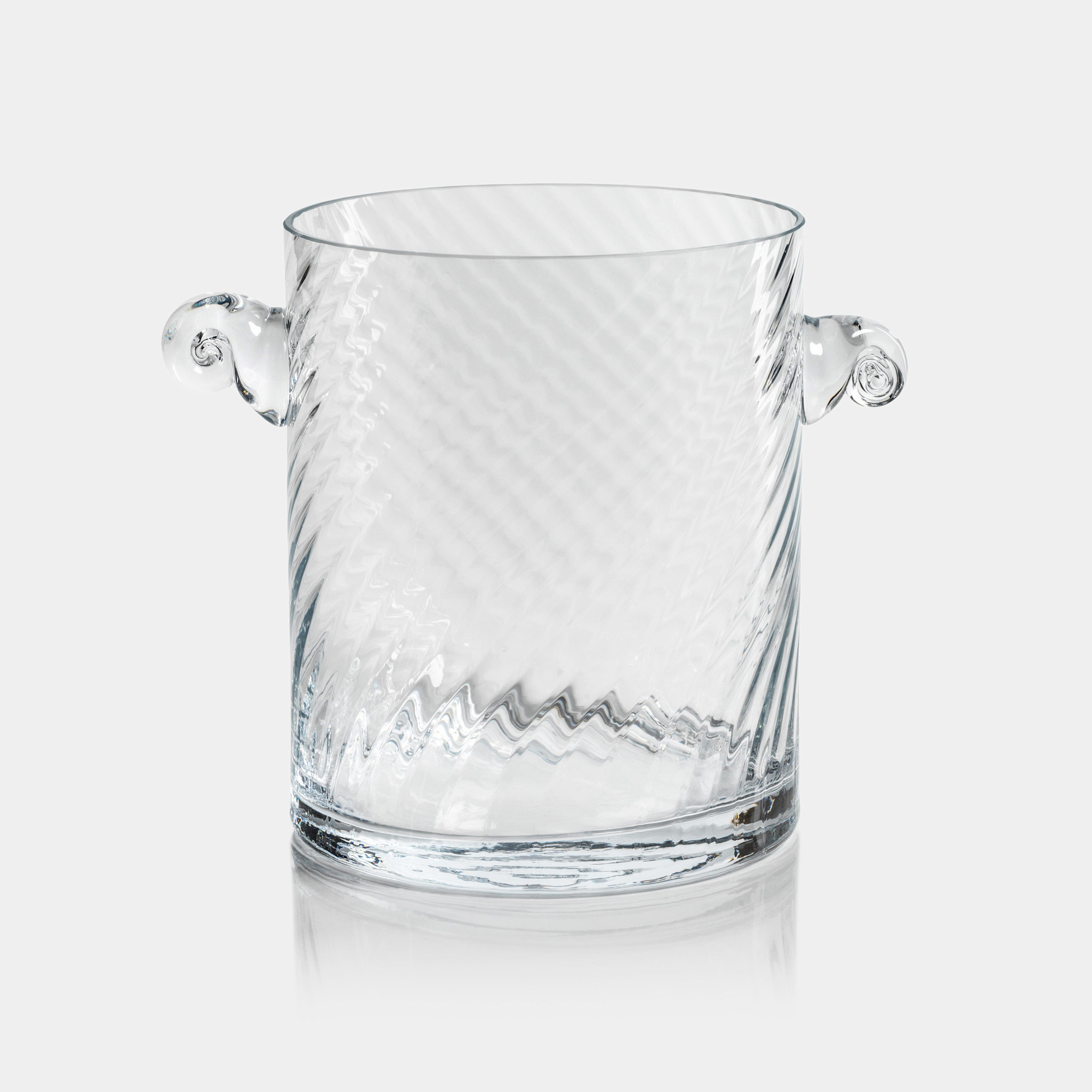 Zodax Bagatelle Swirl Glass Ice Bucket - Judy At The Rink