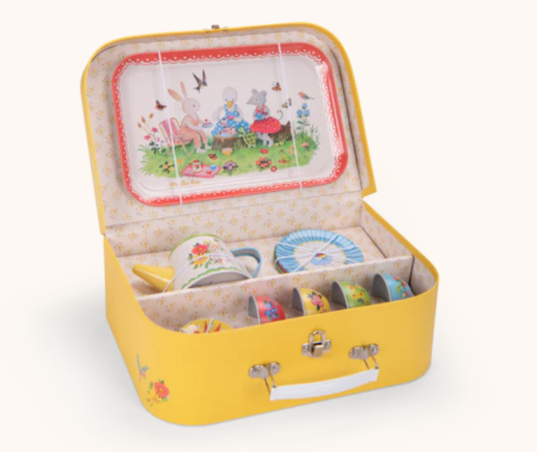 Moulin Roty Metal tea set - The Big Family - Judy At The Rink