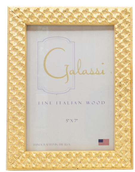 Galassi Gold Trellis Frame - Judy At The Rink