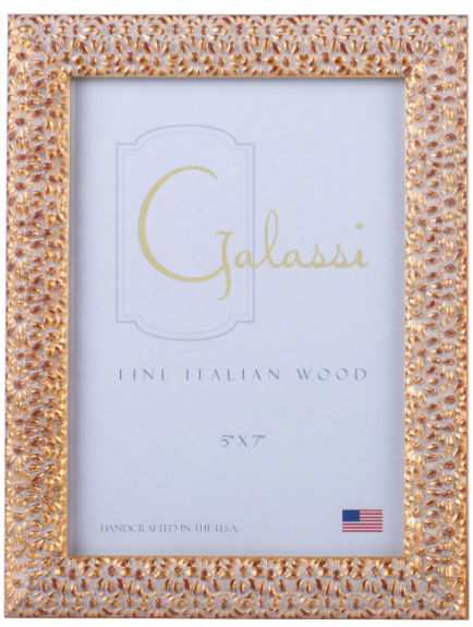 Galassi Gold Blossom Frame - Judy At The Rink