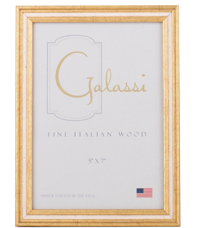 Galassi Gold with Cream Channel Frame - Judy At The Rink