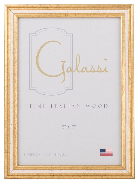 Galassi Gold with Cream Channel Frame - Judy At The Rink