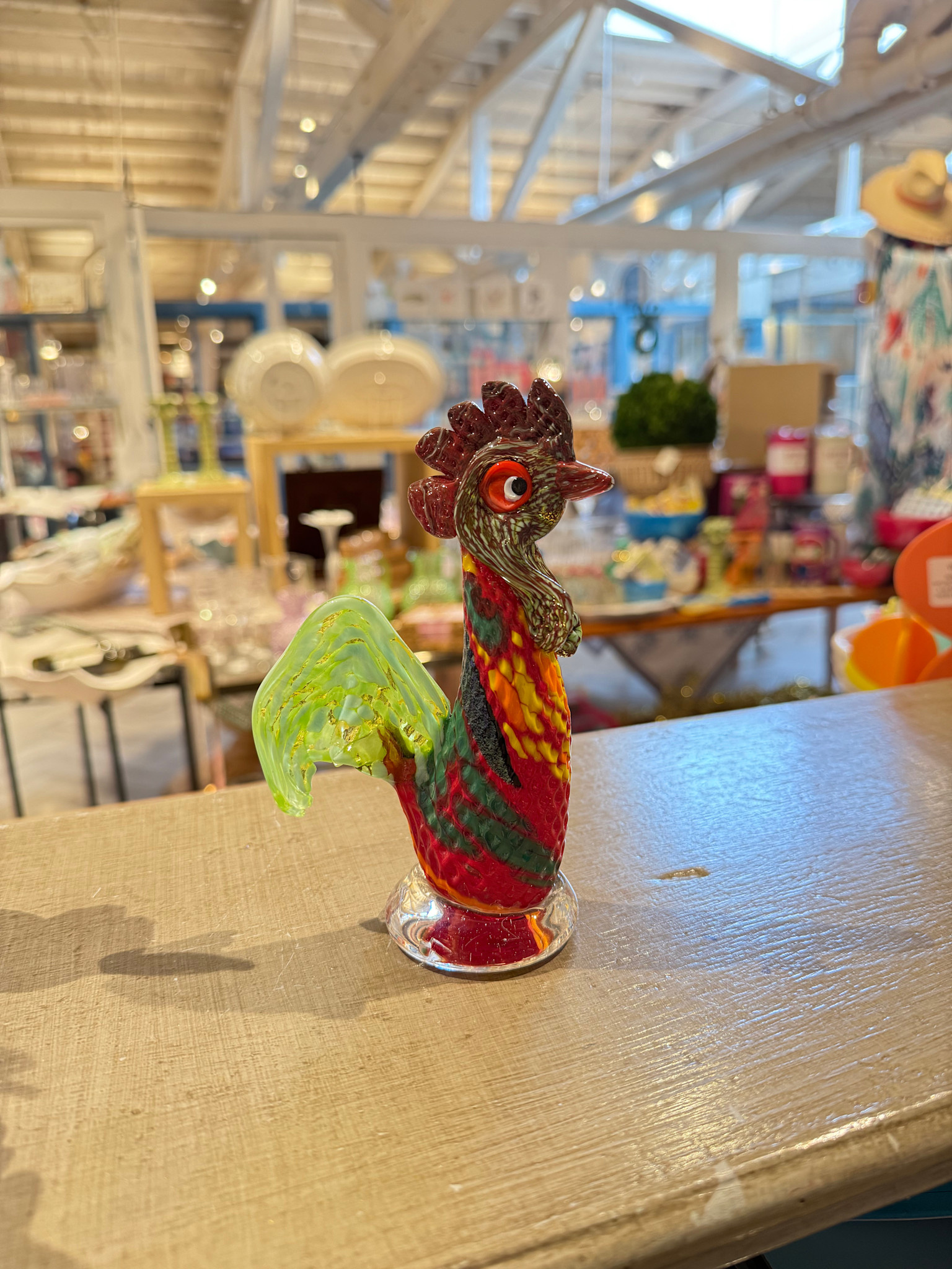 Ridge Walker Glass Ridge Walker Rooster - Judy At The Rink