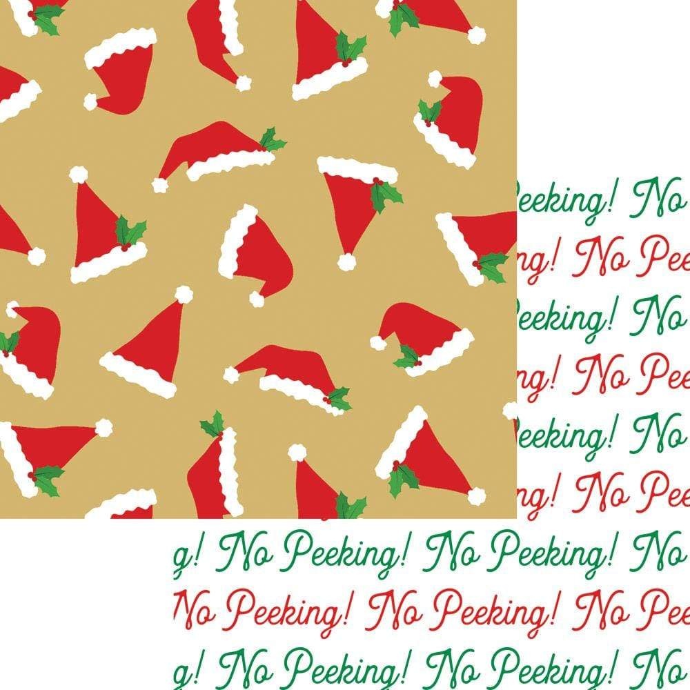 Caspari Santa Hat Toss Roll Wrap 30 Inch X 8Ft-2 Inch Core - Judy At ...