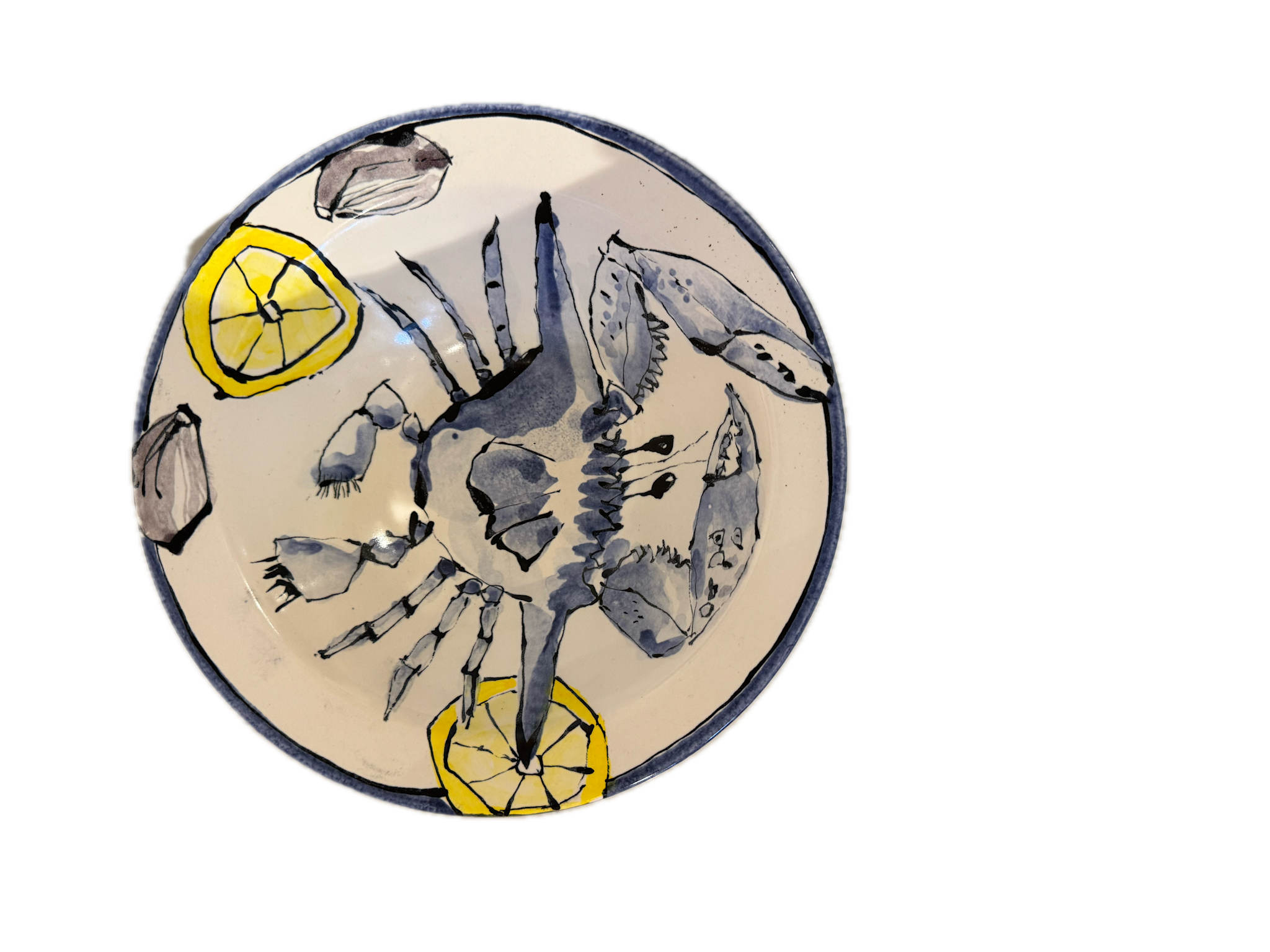 Steve Hasslock Steve Hasslock Gumbo Bowl - Crab Lemon - Judy At The Rink