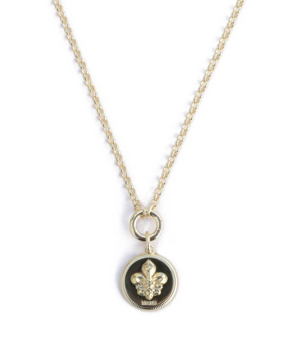 Rahya Jewelry Design Iris Poydras Necklace with Mini St. Charles ...