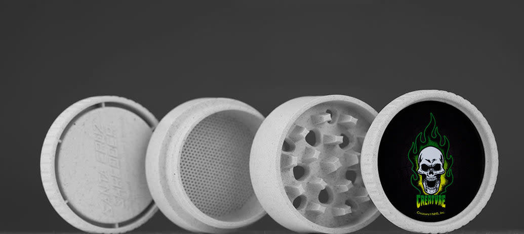 Santa Cruz Hemp Grinder 4pc Collabs - Gorilla Radio