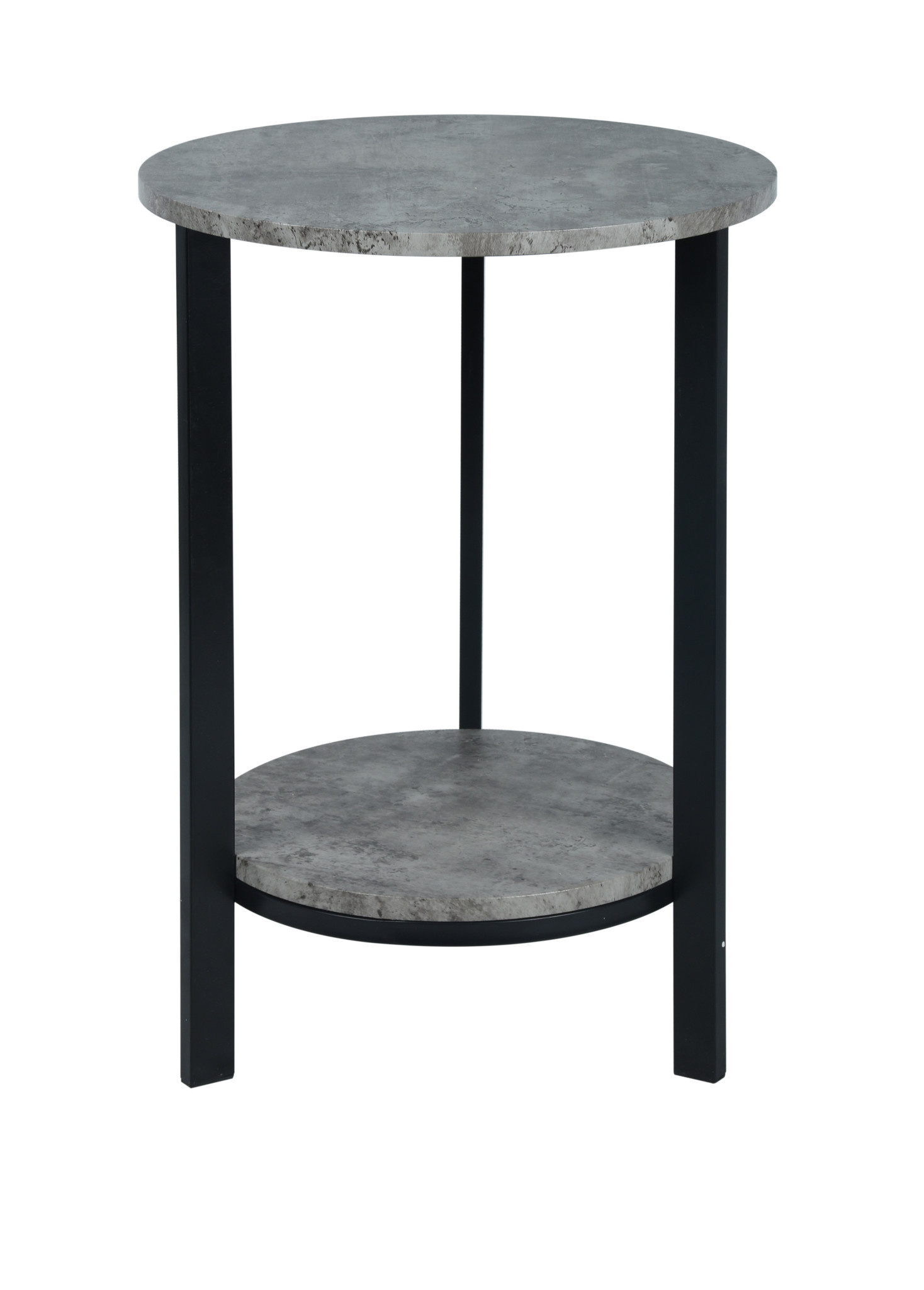 ROUND ACCENT TABLE 2-TIER 32H - MAISON CAPLAN