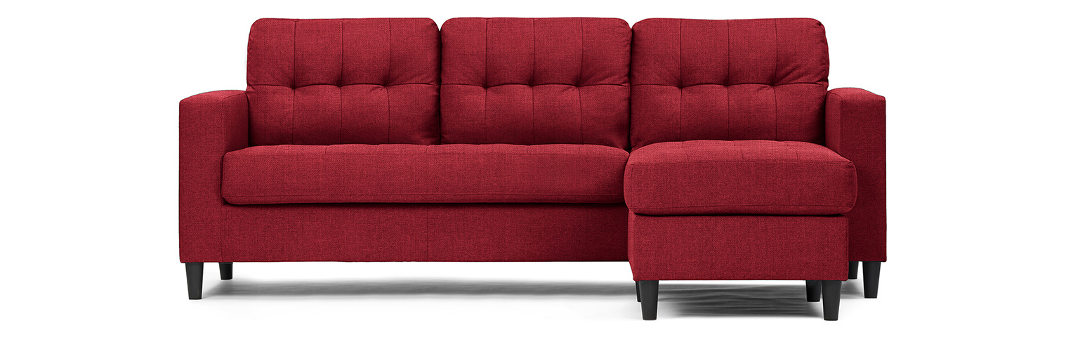 TYLER SOFA LOUNGER COLLECTION, RED - MAISON CAPLAN