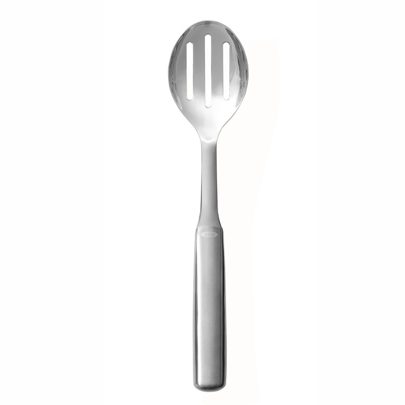 OXO Steel Slotted Serving Spoon - MAISON CAPLAN