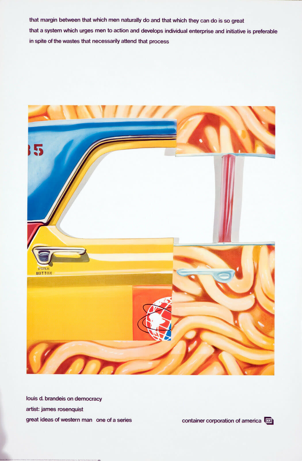 Container Corporation of America: Louis D. Brandeis - Type & Ink Posters