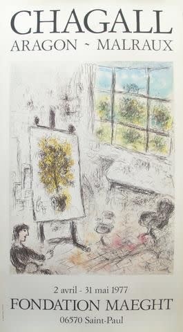 Chagall Aragon Poster - Type & Ink Posters