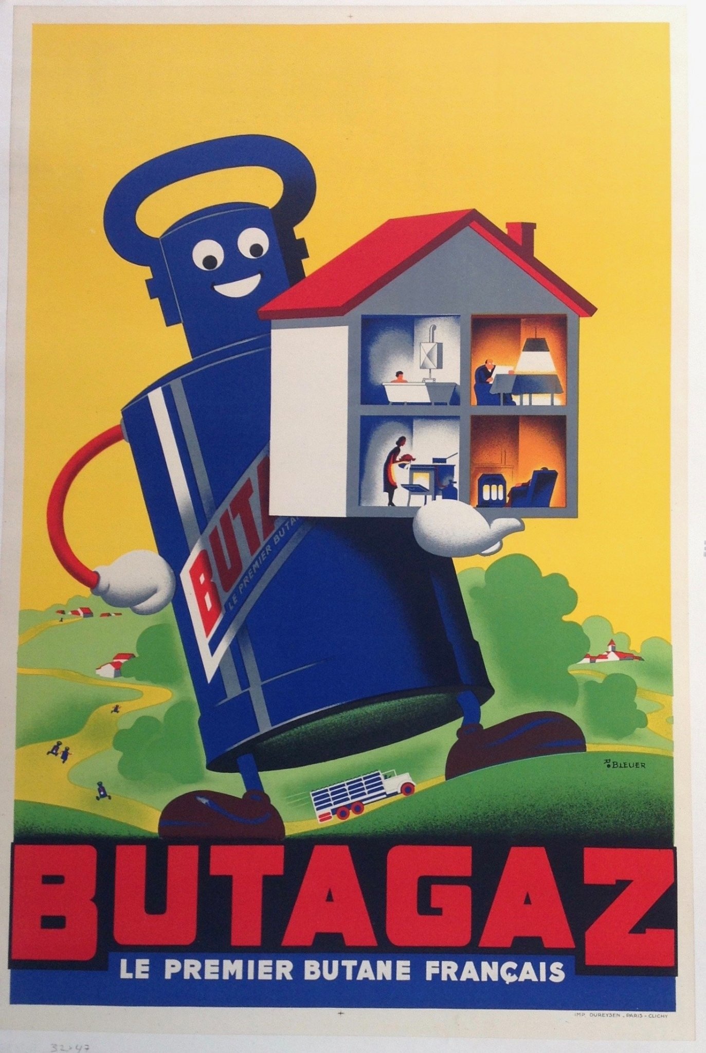 Butagaz Poster - Type & Ink Posters