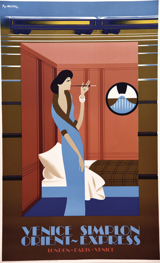 VENICE SIMPLON WOMAN POSTER - Type & Ink Posters