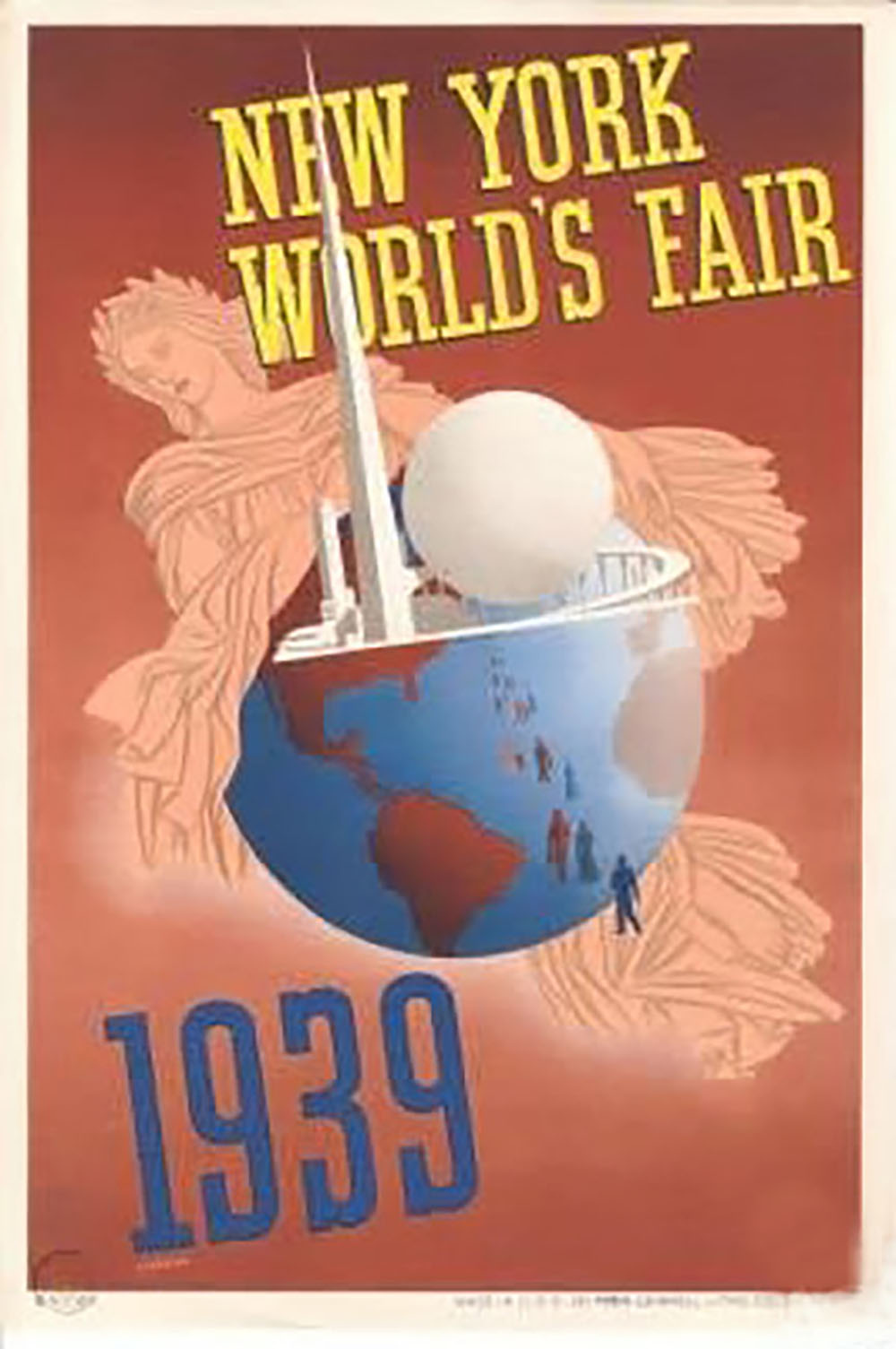 New York World's Fair 1939 with Globe - Type & Ink Posters