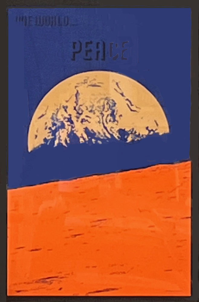 ONE WORLD PEACE 1970 POSTER - Type & Ink Posters