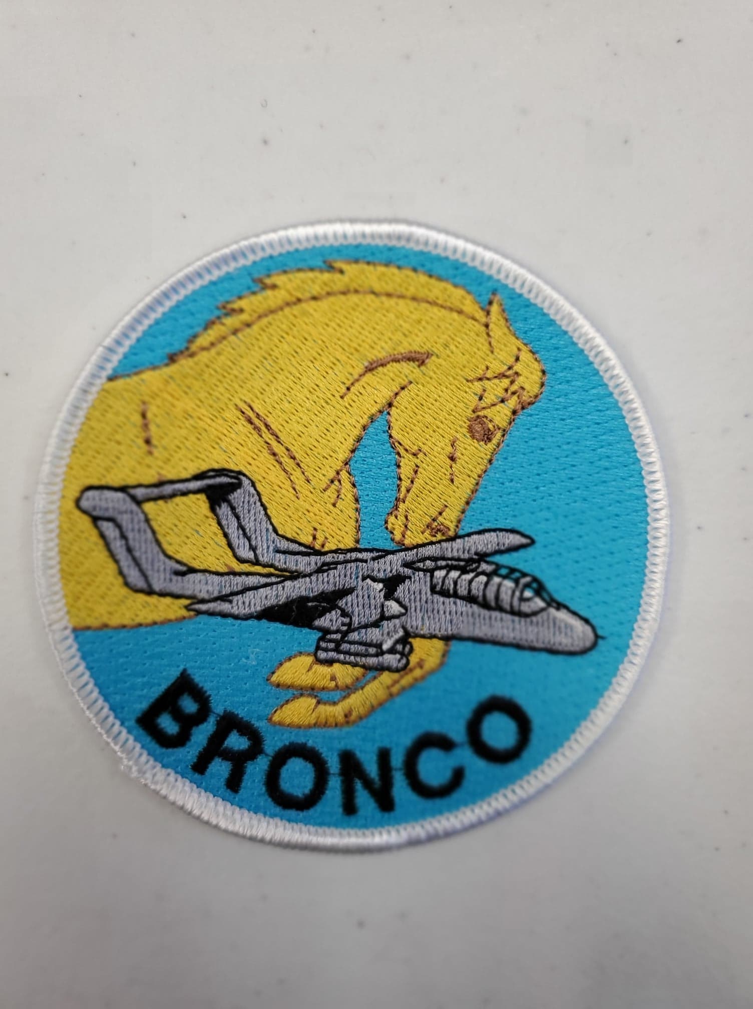 Bronco Silhouette (30) Patch - Fort Worth Aviation Museum