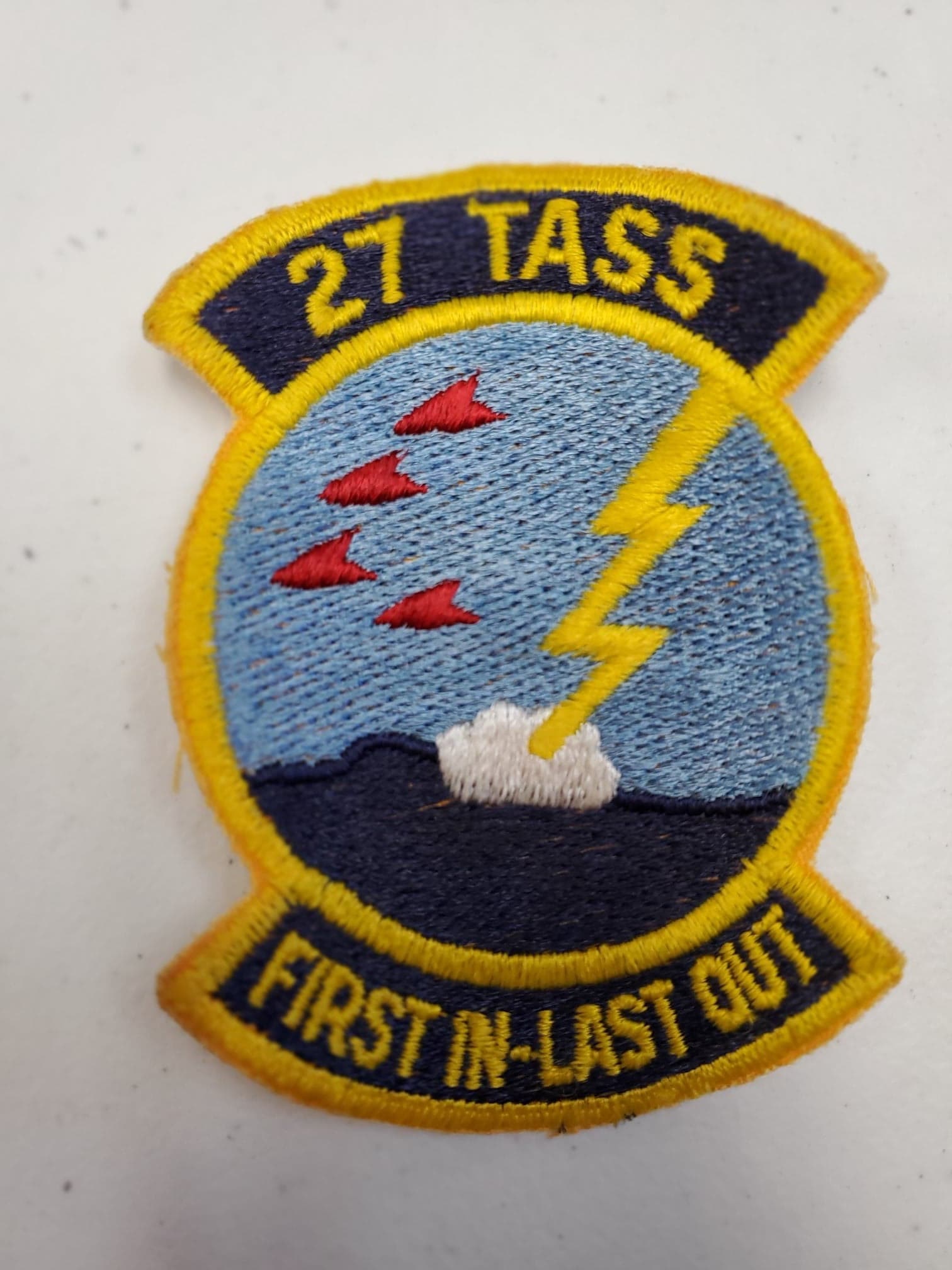27 Tass First In-Last Out Patch - Fort Worth Aviation Museum