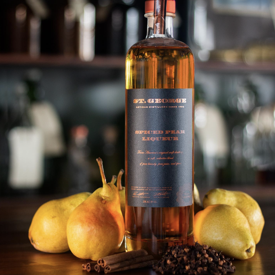 Liqueur, Spiced Pear, St. George, 750mL - Michael's Wine Cellar