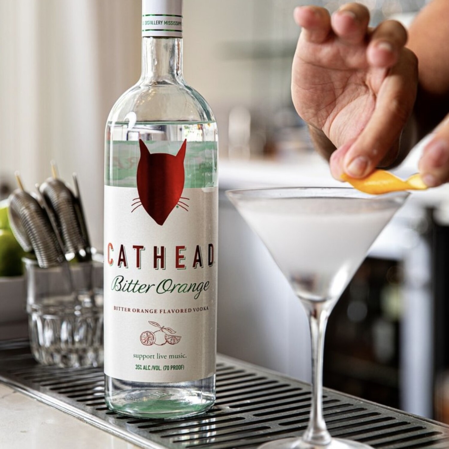 Vodka, Cathead Bitter Orange, 1L - Michael's Wine Cellar