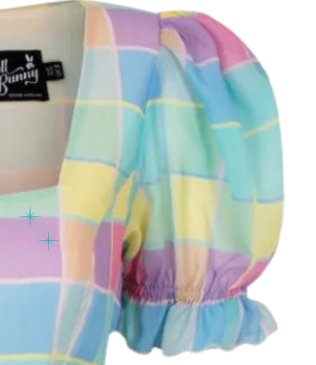 Mini-Robe Évasée Skye Multi-Color - Kitsch'n Swell