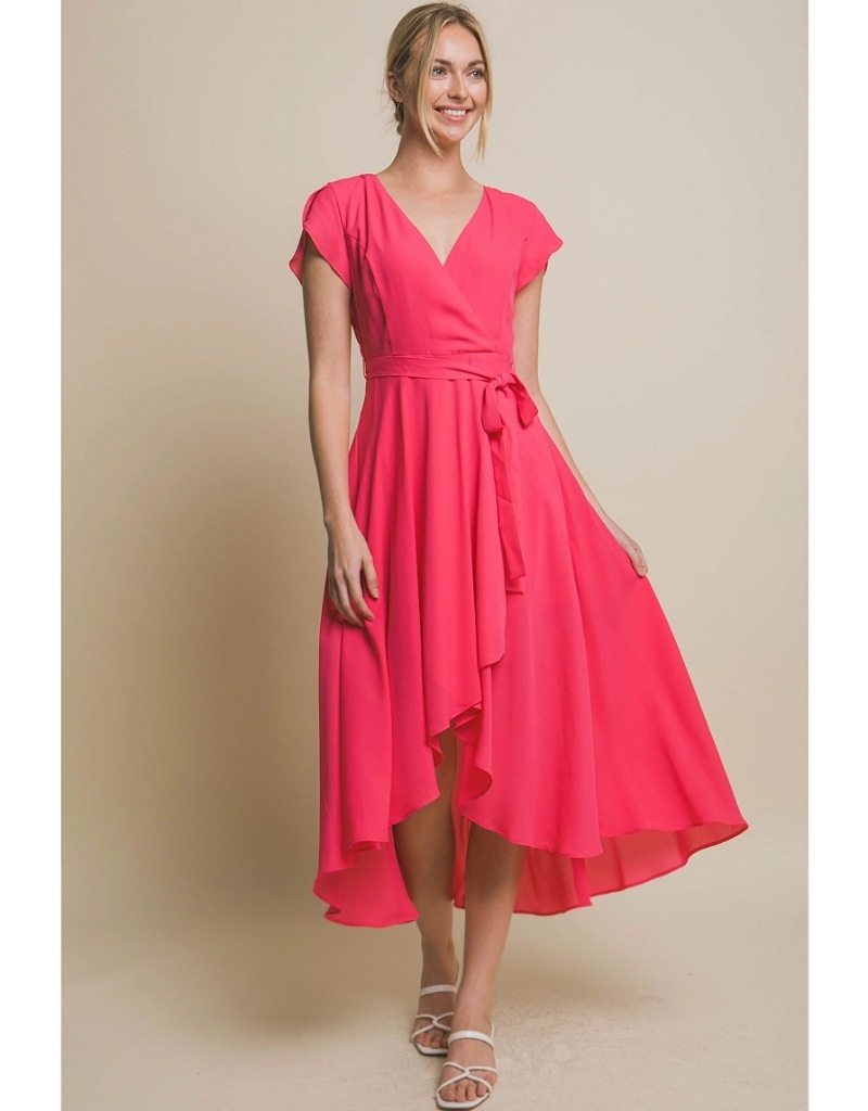 Ruffle High-low dress - Lolli Pretty