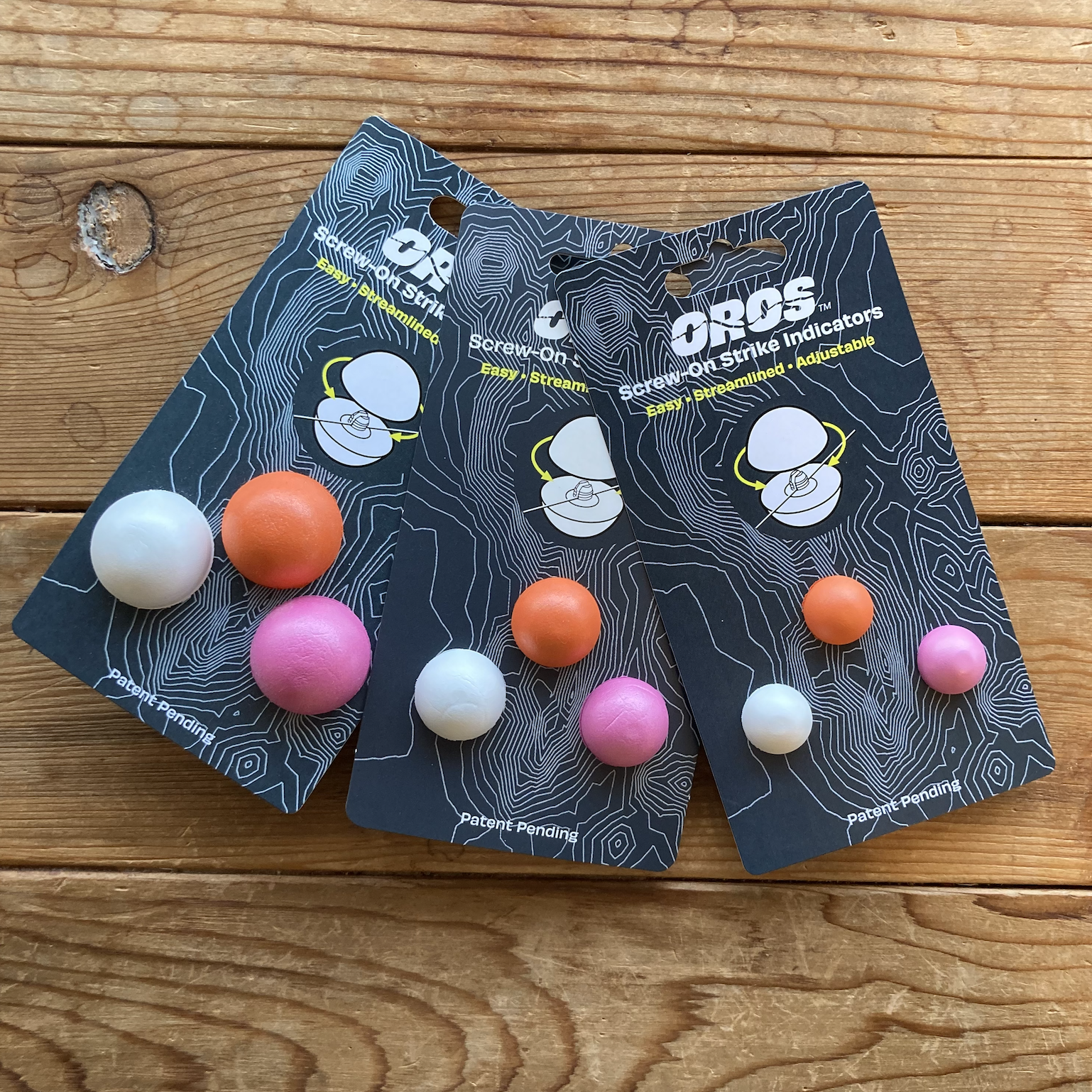 OROS STRIKE INDICATOR 3-PACK - MULTI COLOR - Mend Provisions