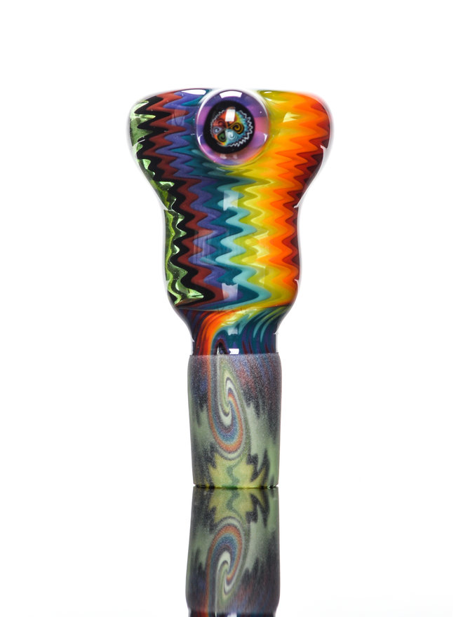 Male slides - Glass Stache DC