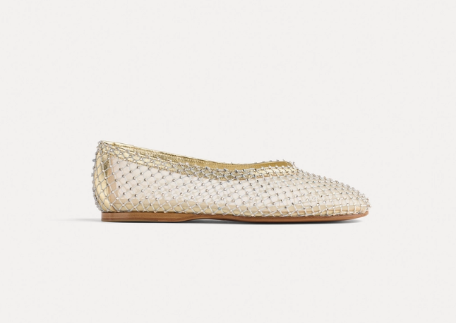 FORTE FORTE 13694 BALLERINA CALZATURE STRASS MESH BALLERINA FLAT - B ...