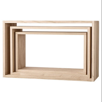 NATURAL WOOD DISPLAY BOXES - PLAZA