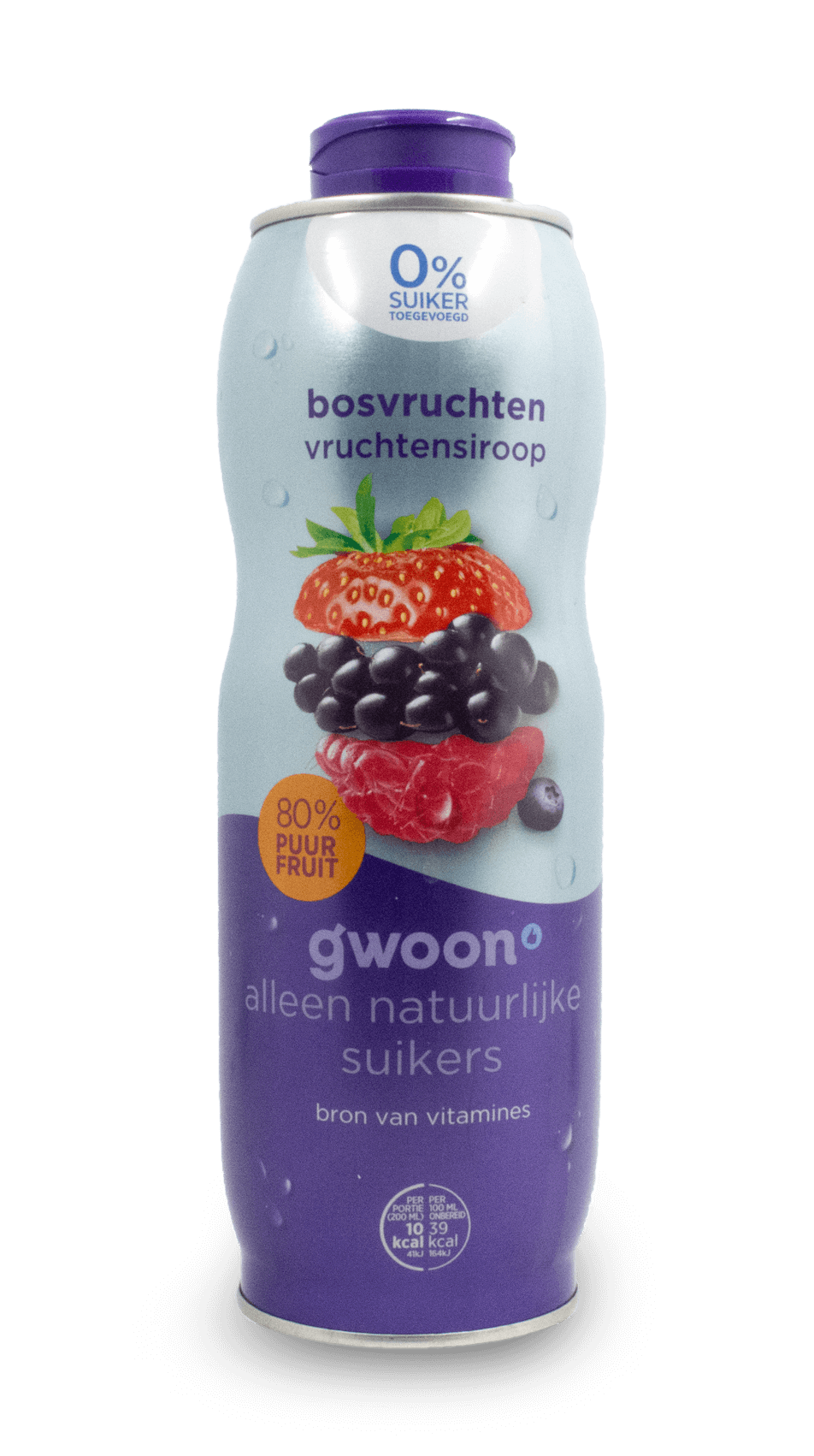 Gwoon Juice Syrup - Forest Fruit Sugar Free 750ml - The Dutch Shop