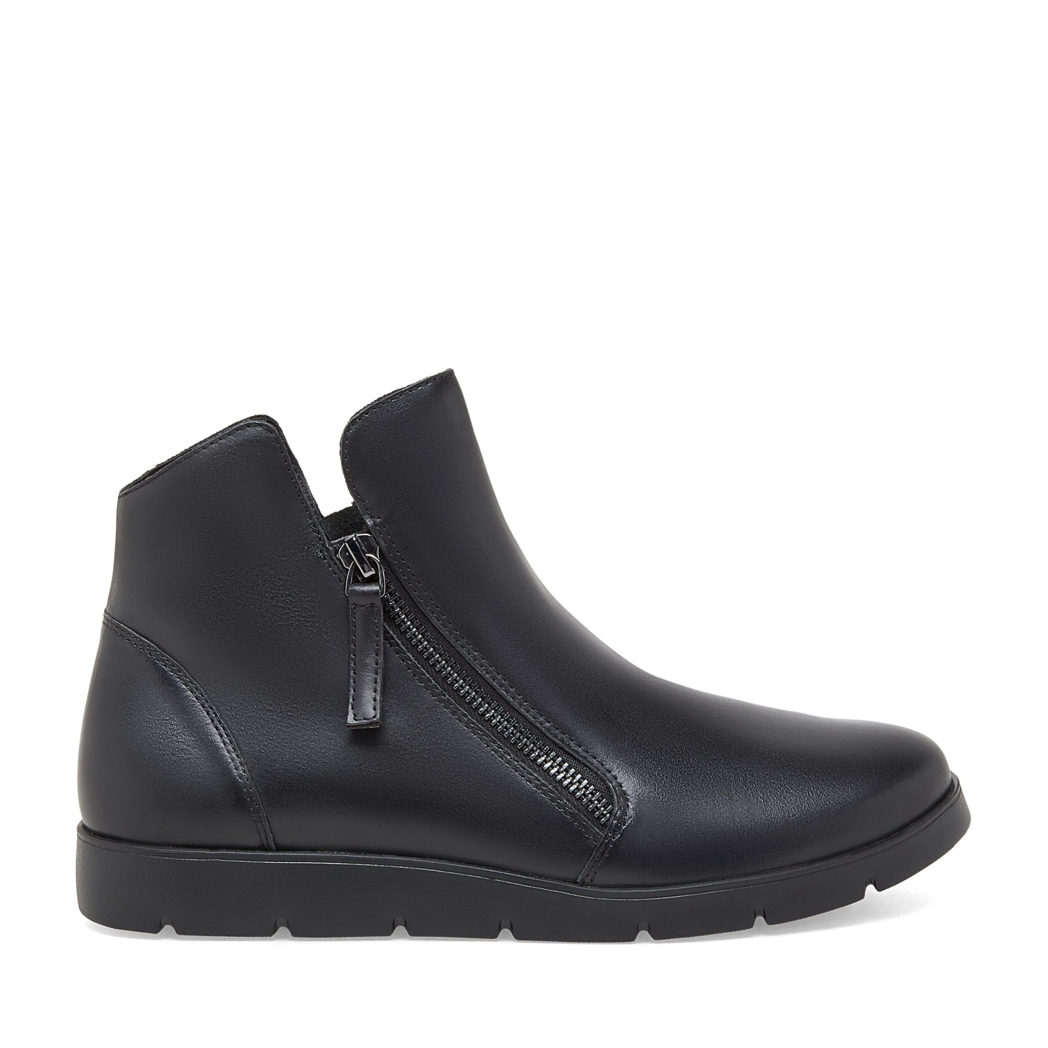 ZIERA- MOHME- BLACK LEATHER - Foot Sensation