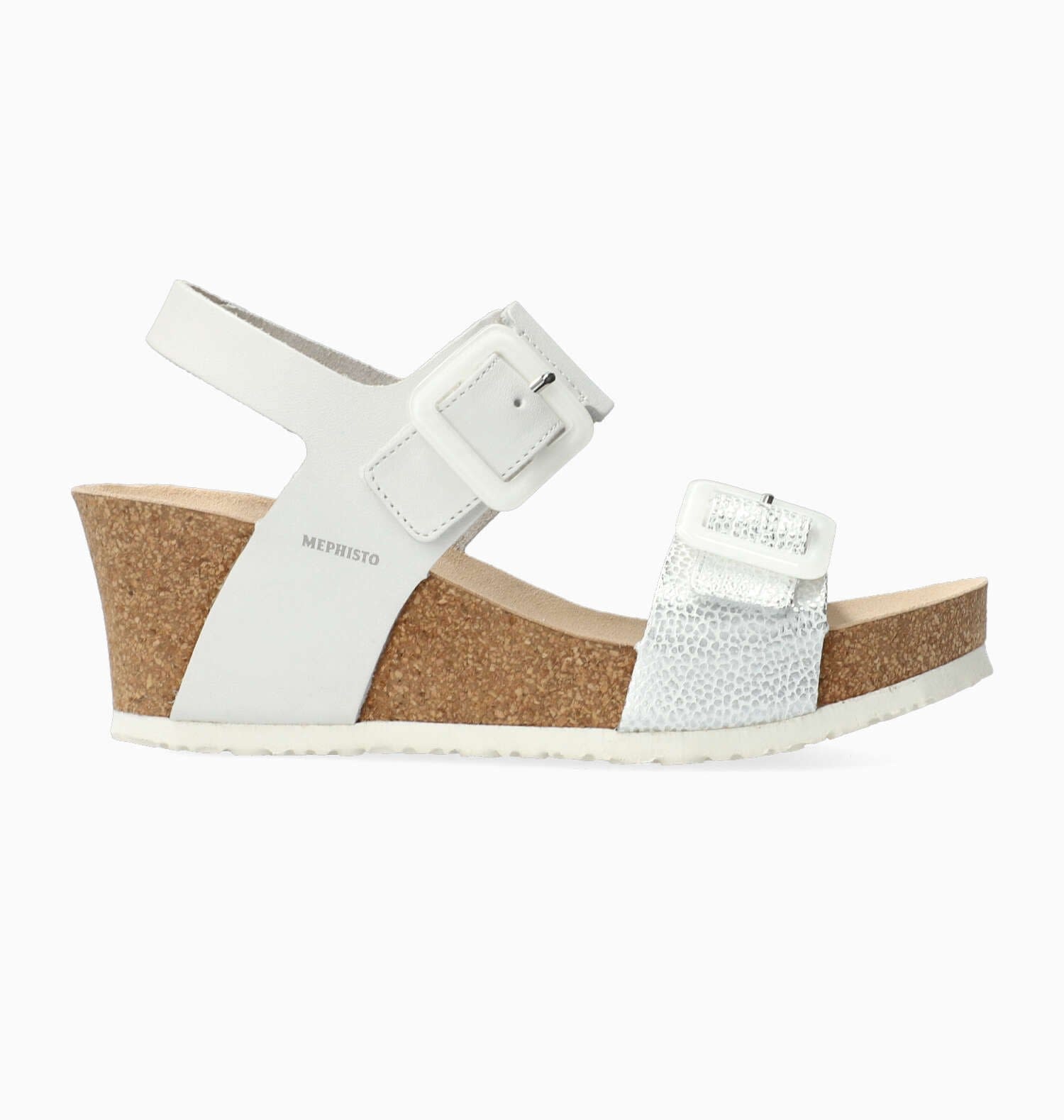 MEPHISTO MEPHISTO LISSIA SANDAL WHITE LEATHER - Foot Sensation