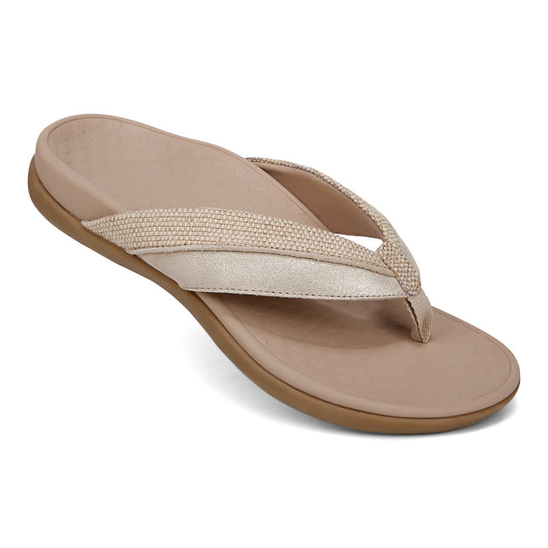 VIONIC VIONIC TIDE SHORE TOE POST NATURAL/GOLD - Foot Sensation
