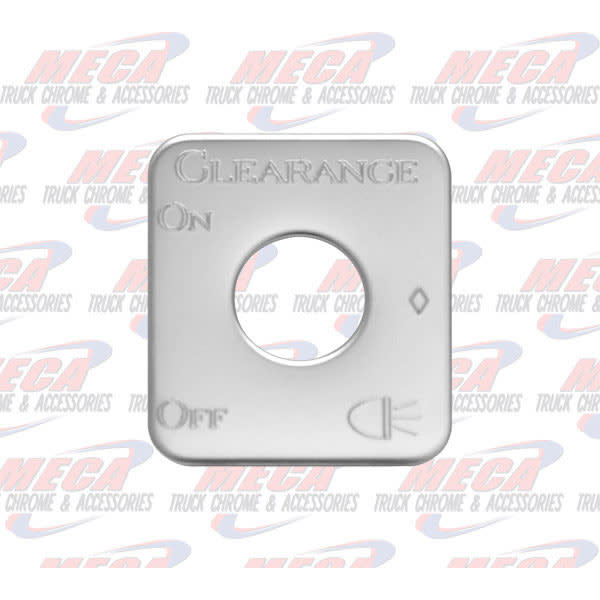 PLATE CLEARANCE LIGHT SWITCH - Meca Truck Chrome