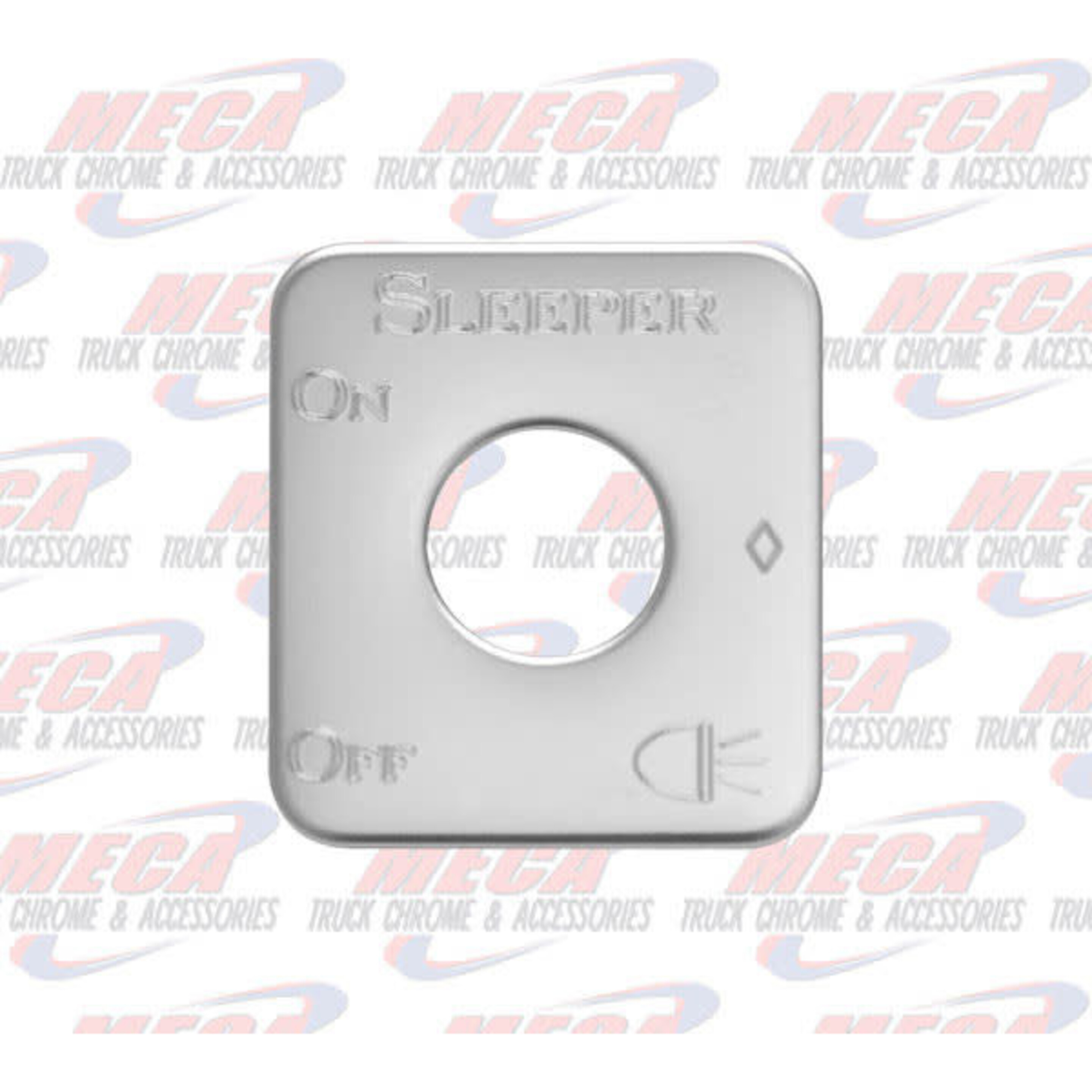 PLATE SLEEPER LIGHTS - Meca Truck Chrome