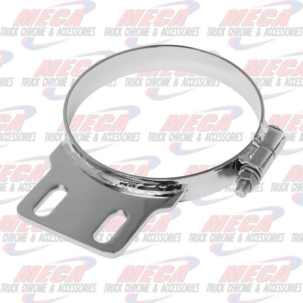 STACK CLAMP PB 7'' CHROME THIN STYLE - Meca Truck Chrome